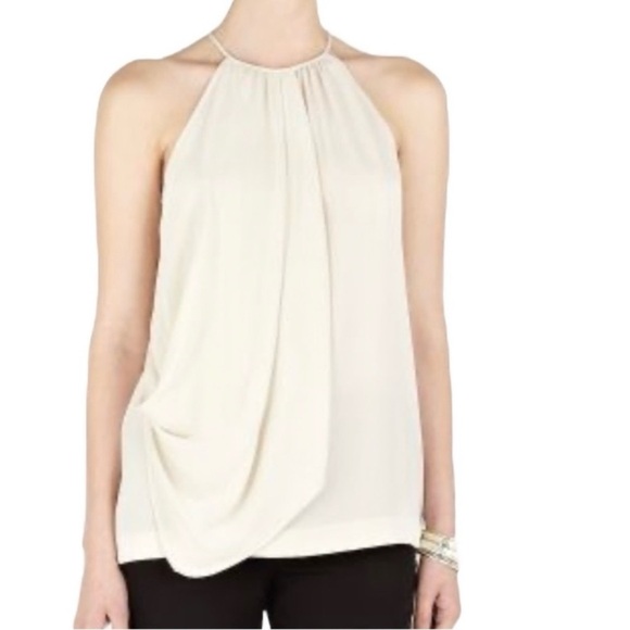 Theory | Tops | Theory Terabi Silk Draped Halter Top Cream Size Small ...